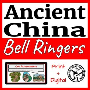 14 ANCIENT CHINA ACTIVITIES LESSON PLANS - World History Rawks