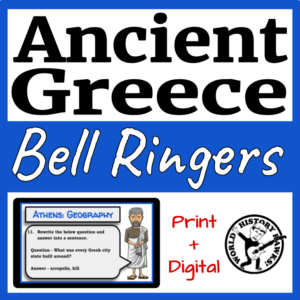 18 Ancient Greece Activities for Middle School Lesson Plans - World ...