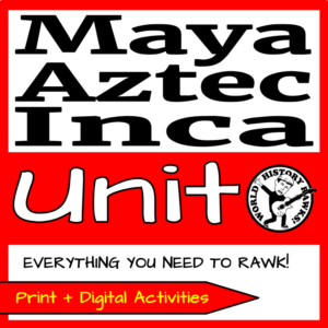 15 Olmec Maya Aztec Inca Activities Middle School Lesson Plans - World ...
