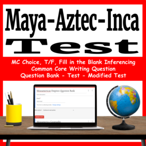 15 Olmec Maya Aztec Inca Activities Middle School Lesson Plans - World ...